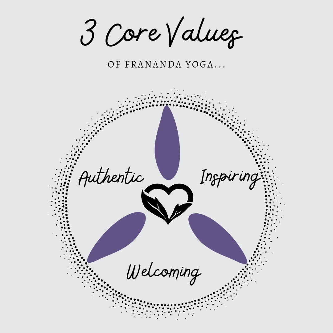 Frananda Yoga Core Values